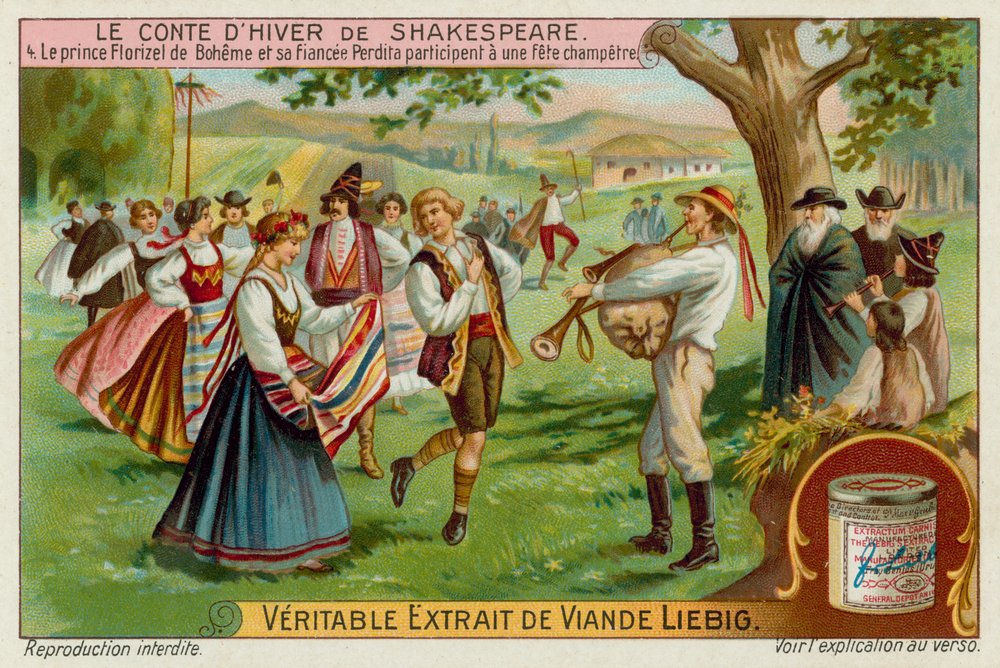 Perdita and Prince Florizel Dance at a Festival